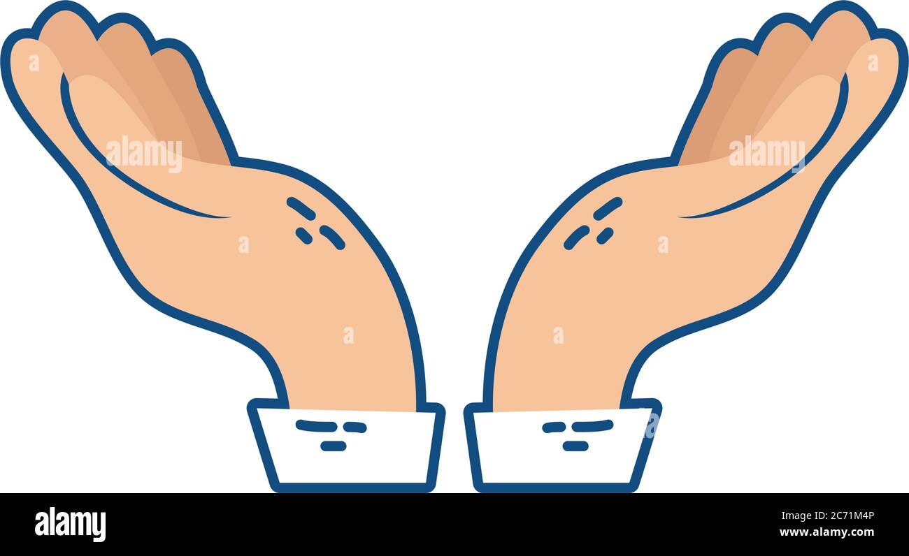 Gesticulate with the hands Stock Vector Images - Alamy