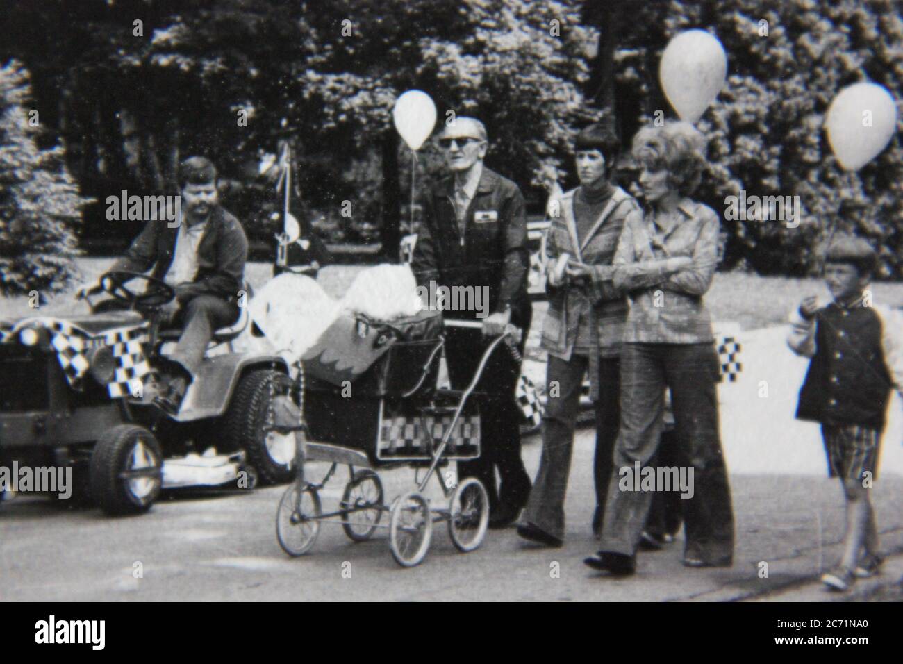 Fine 70s vintage black and white lifestyle photography of a friendly ...