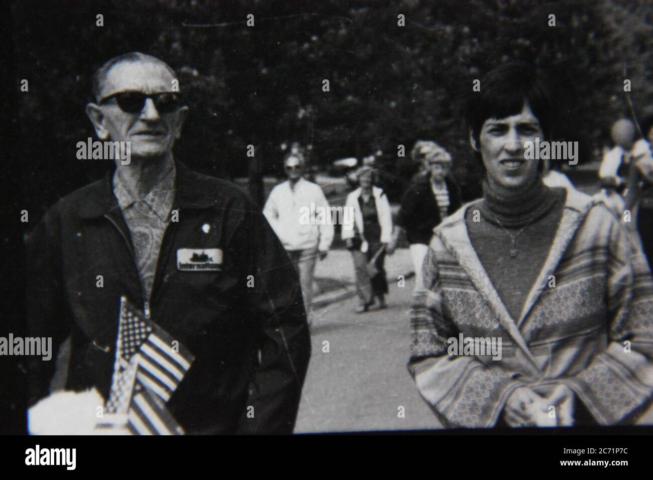 Fine 70s vintage black and white lifestyle photography of a friendly ...