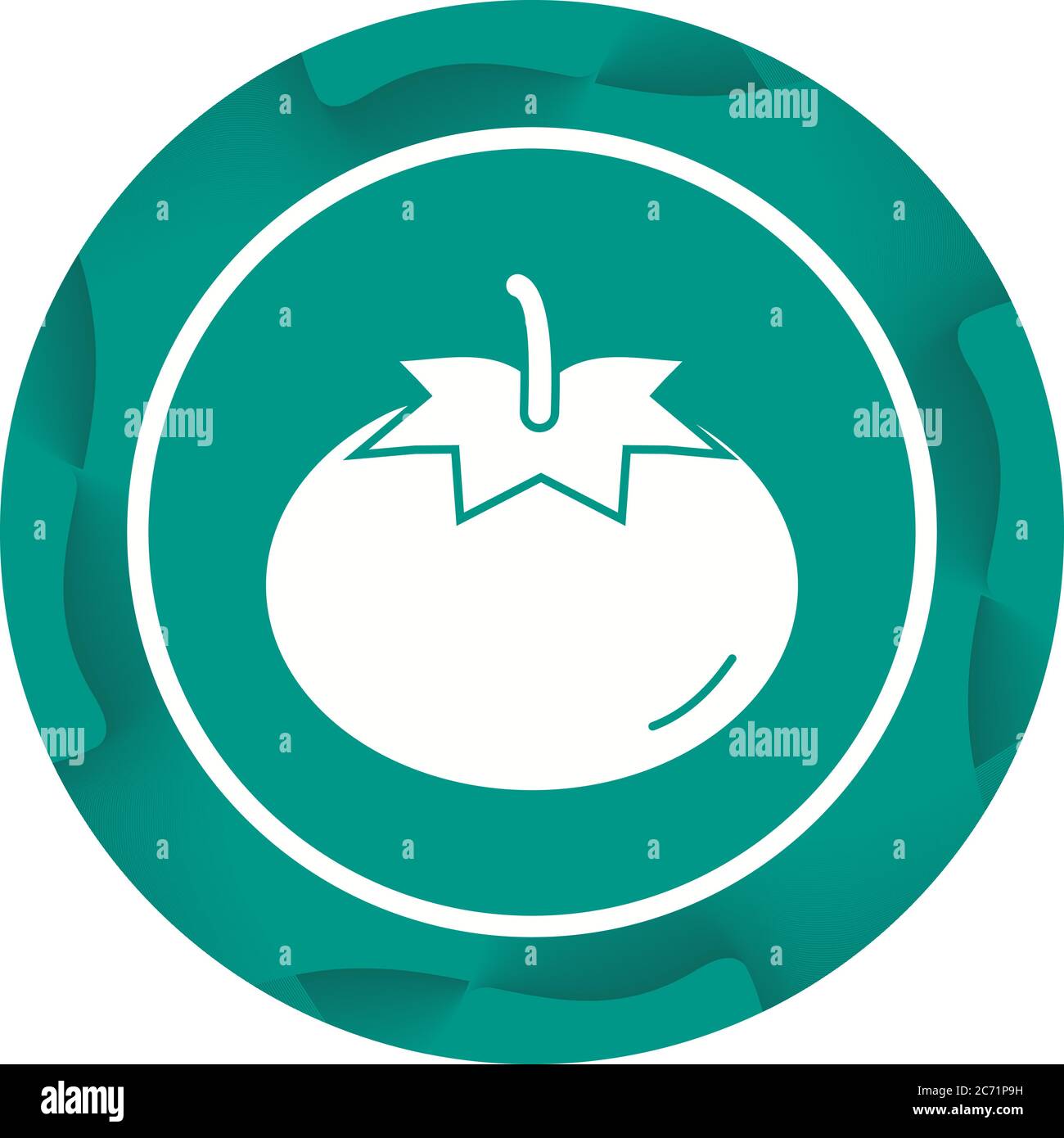 Unique Tomato Vector Glyph Icon Stock Vector Image & Art - Alamy