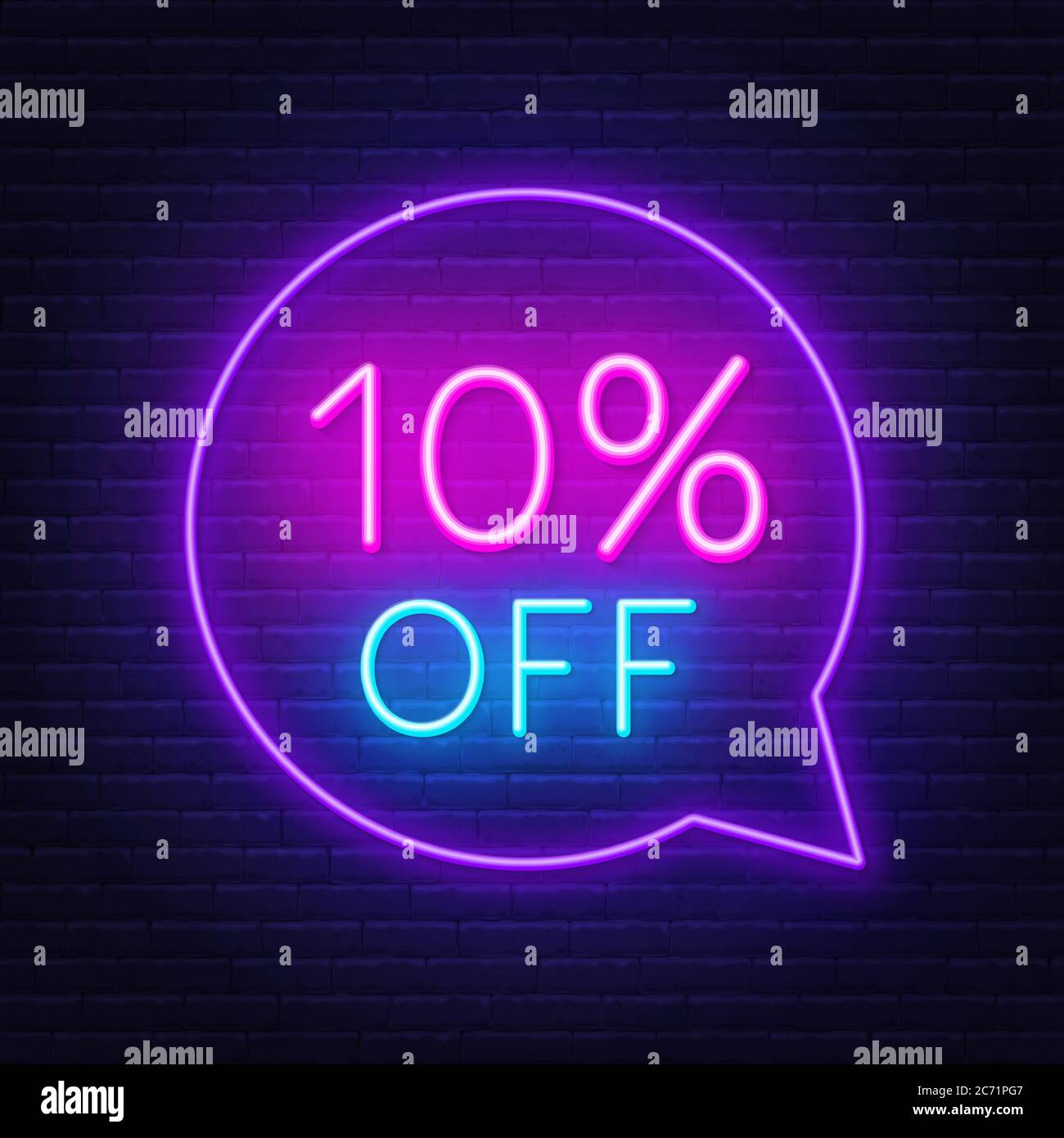 10 percent off discount offer Stock Vector Images - Alamy