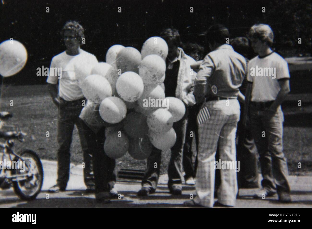 Fine 70s vintage black and white lifestyle photography of a friendly ...