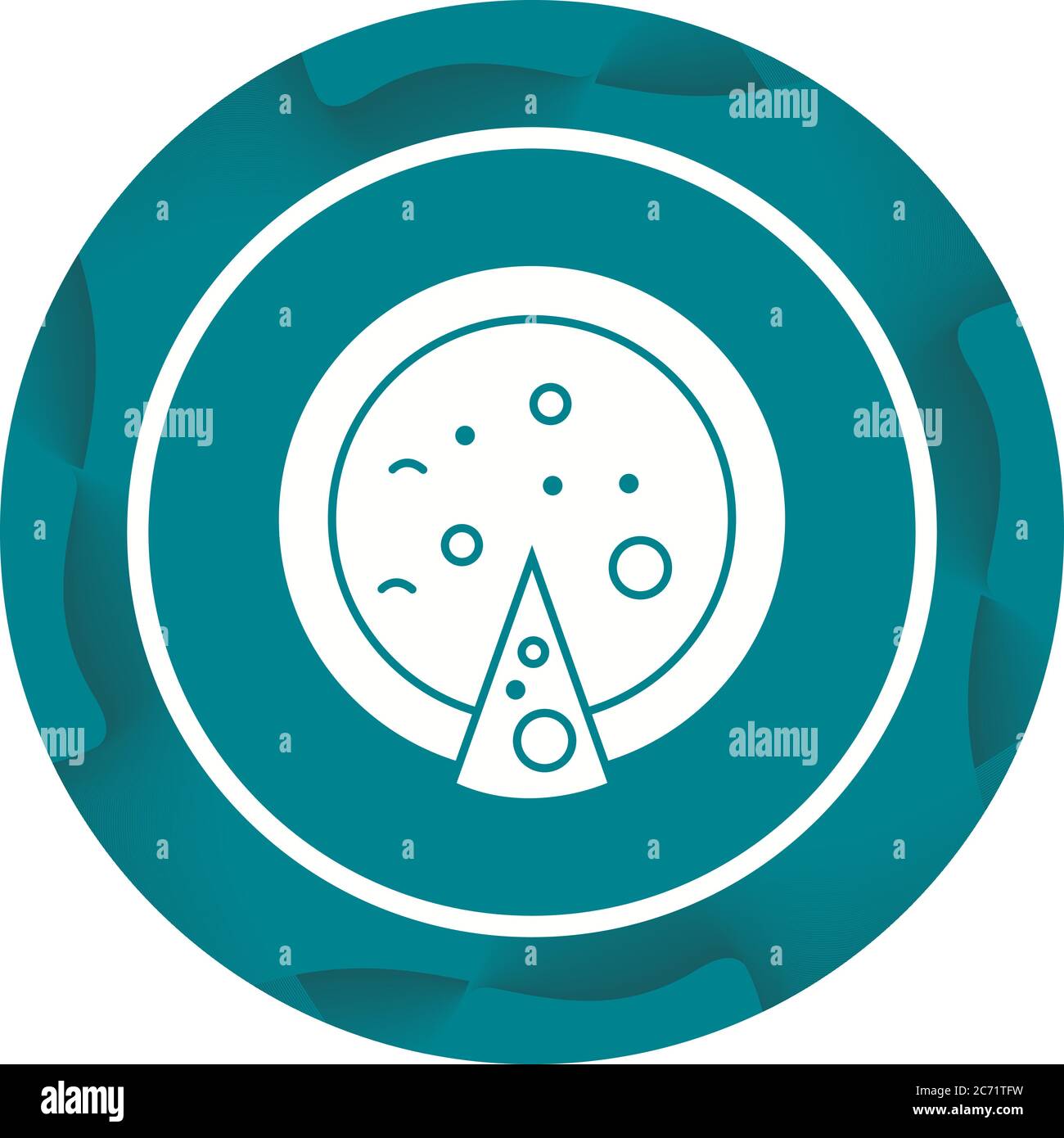 Unique Pizza Vector Glyph Icon Stock Vector Image & Art - Alamy