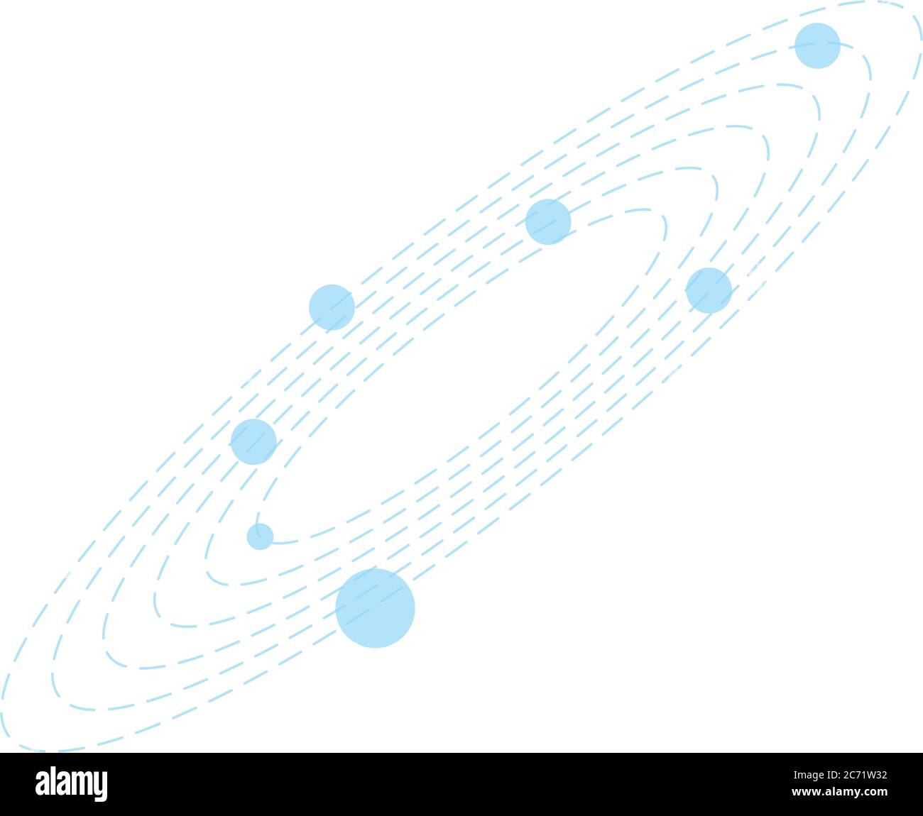planets orbiting around system icons vector illustration design Stock ...