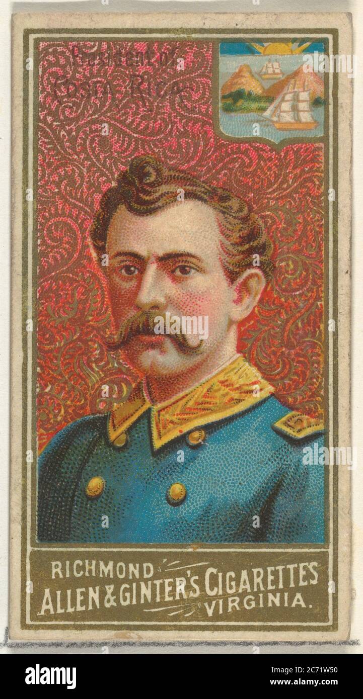 President of Costa Rica, from World's Sovereigns series (N34) for Allen ...