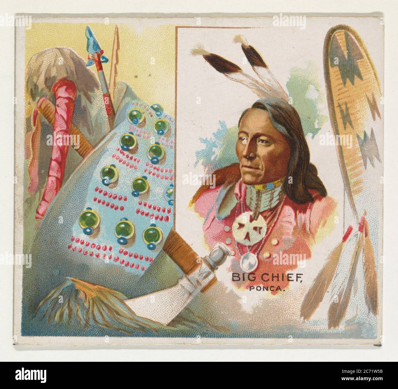 Native american indian chief shield hi-res stock photography and images ...