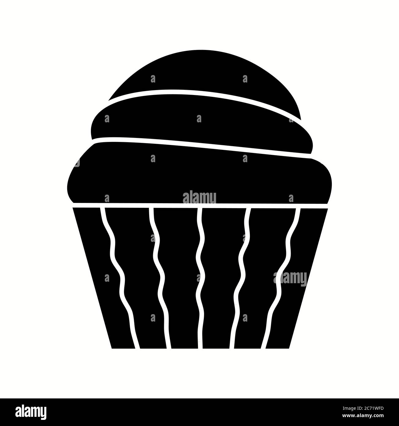 Milk chocolate glyph icon Stock Vector Images - Alamy