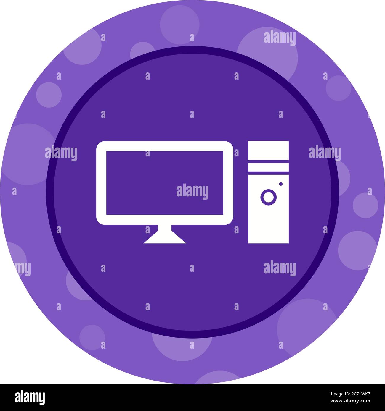 Unique Computer Glyph Vector Icon Stock Vector Image & Art - Alamy