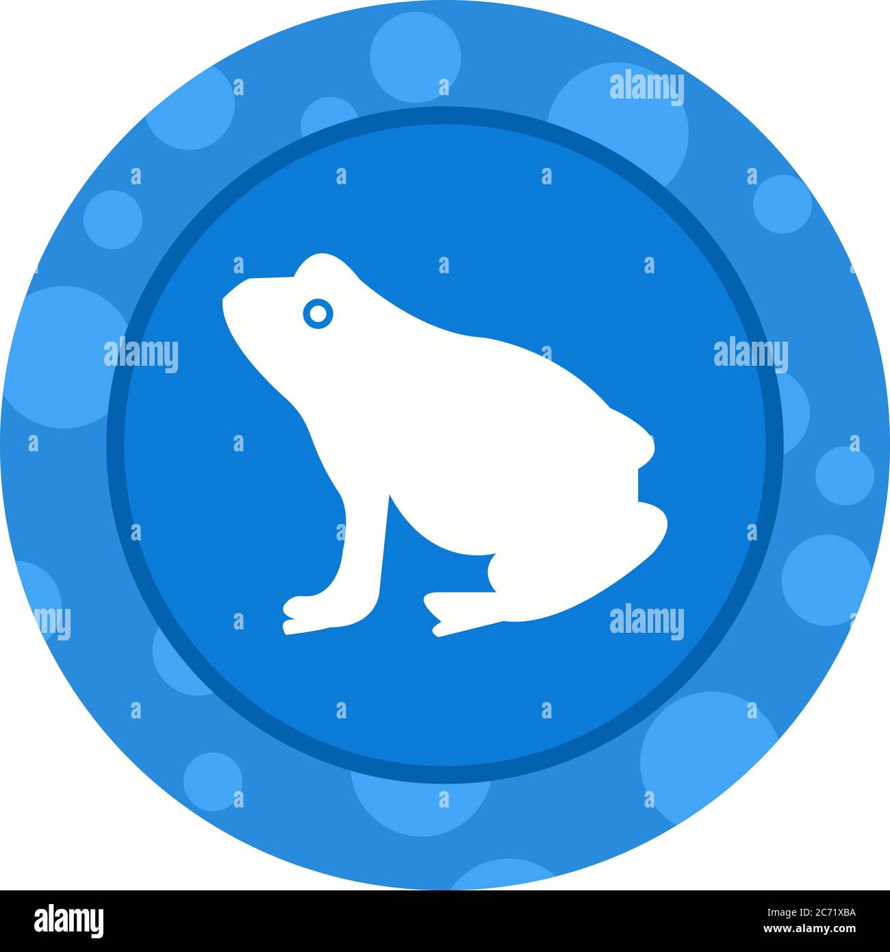 Iconic frog Stock Vector Images - Alamy