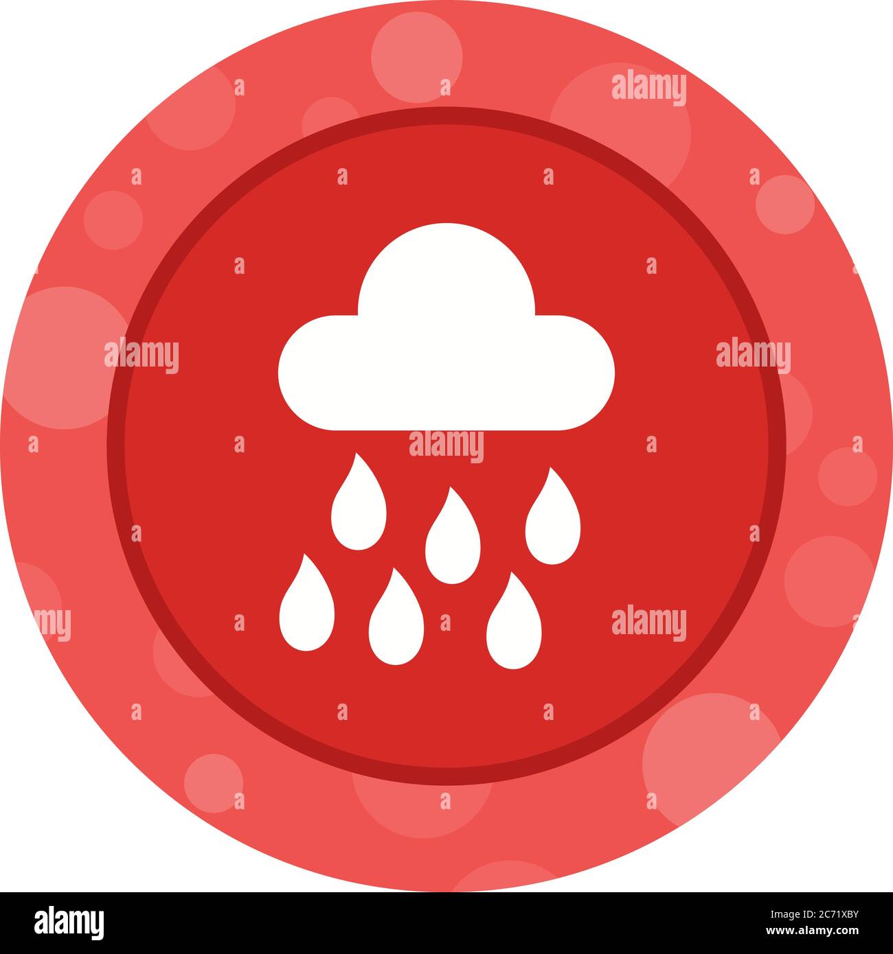 Unique Raining Vector Glyph Icon Stock Vector Image & Art - Alamy