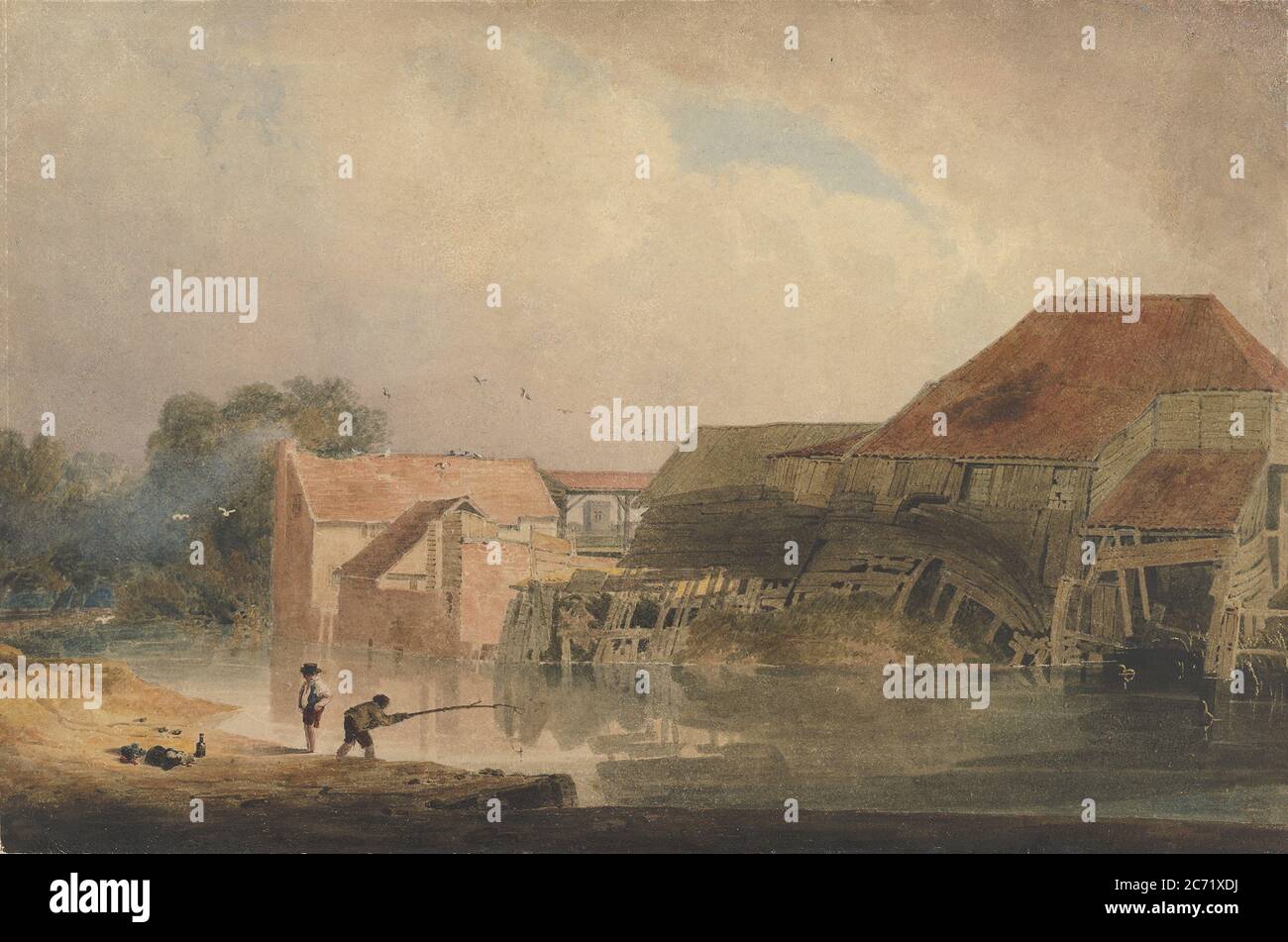 19th century riverside mill hi-res stock photography and images - Alamy