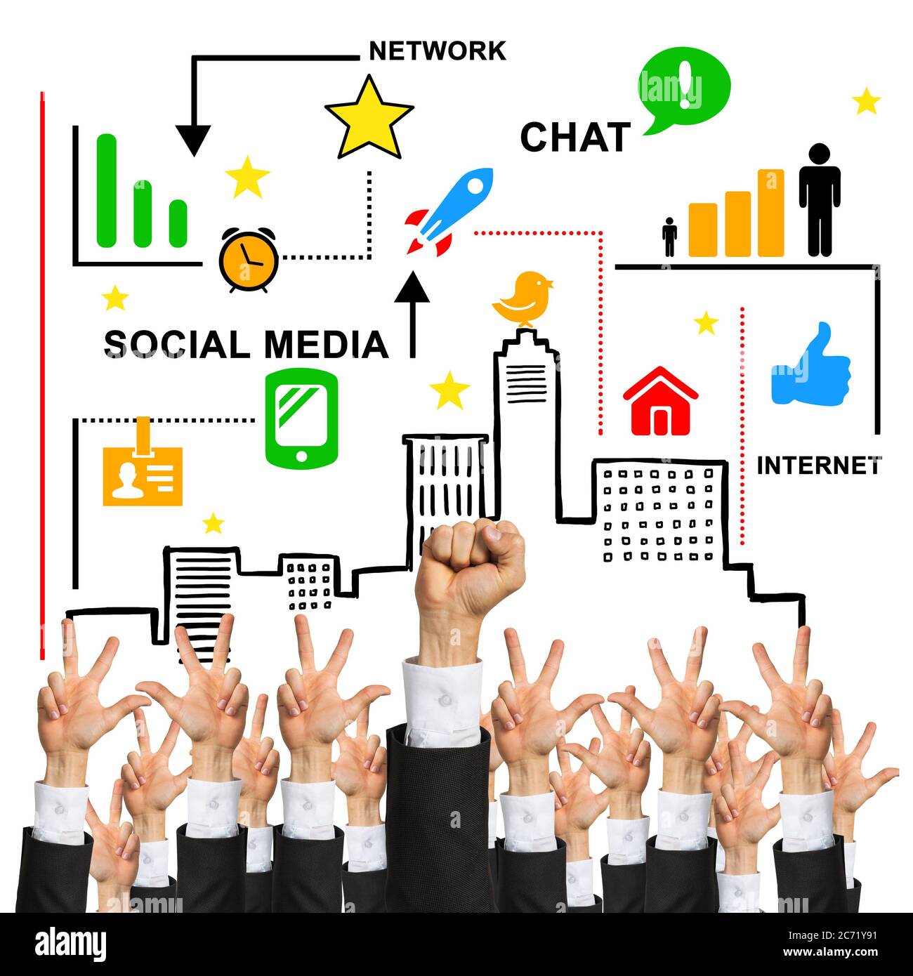 Business and teamwork concept Stock Photo - Alamy