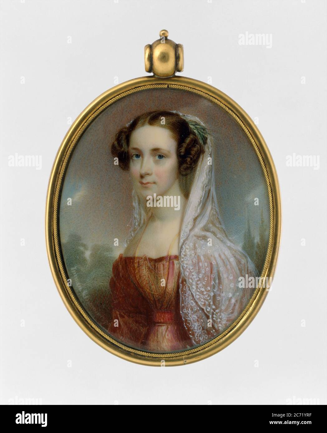 Portrait of a Lady, ca. 1827 Stock Photo - Alamy