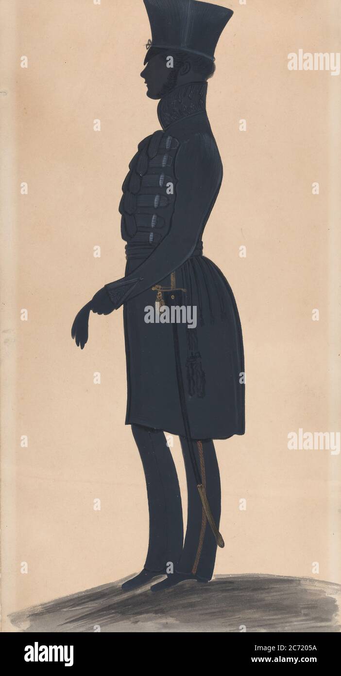 19th century black man silhouette hi-res stock photography and images ...
