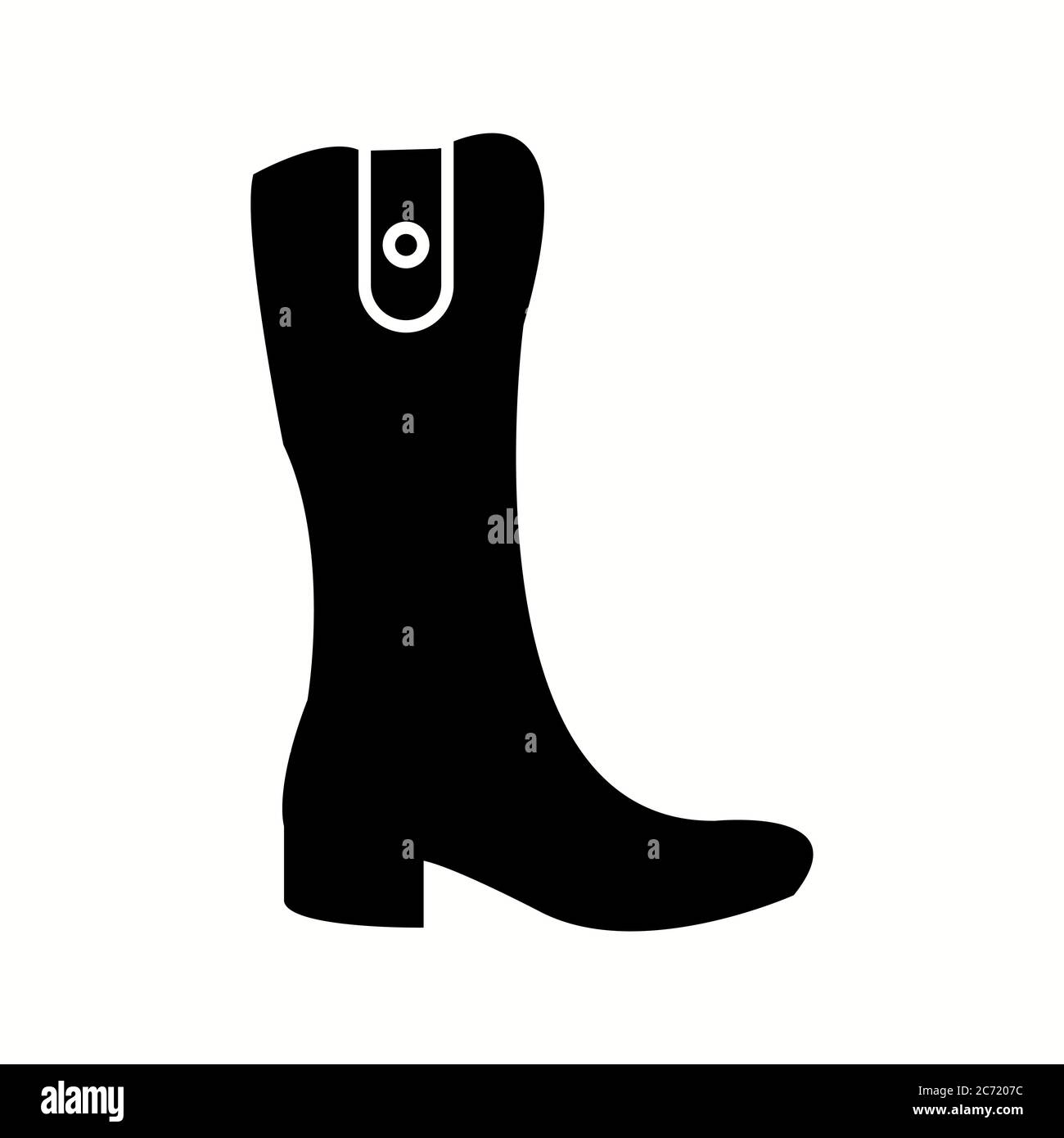 Unique Long boot Vector Glyph Icon Stock Vector Image & Art - Alamy