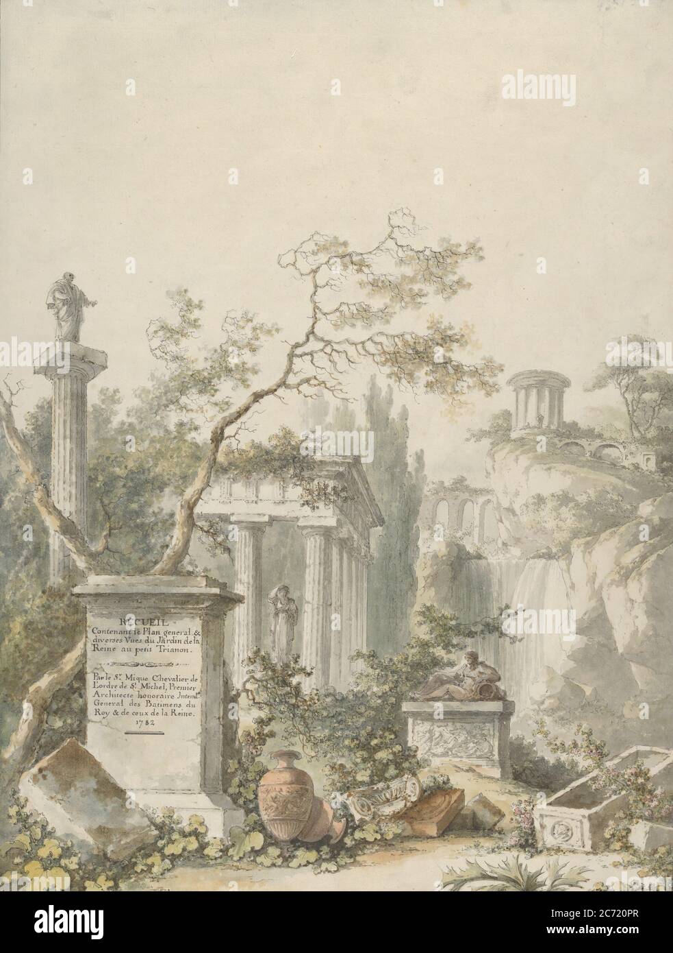 Design for a Frontispiece, 1782 Stock Photo - Alamy