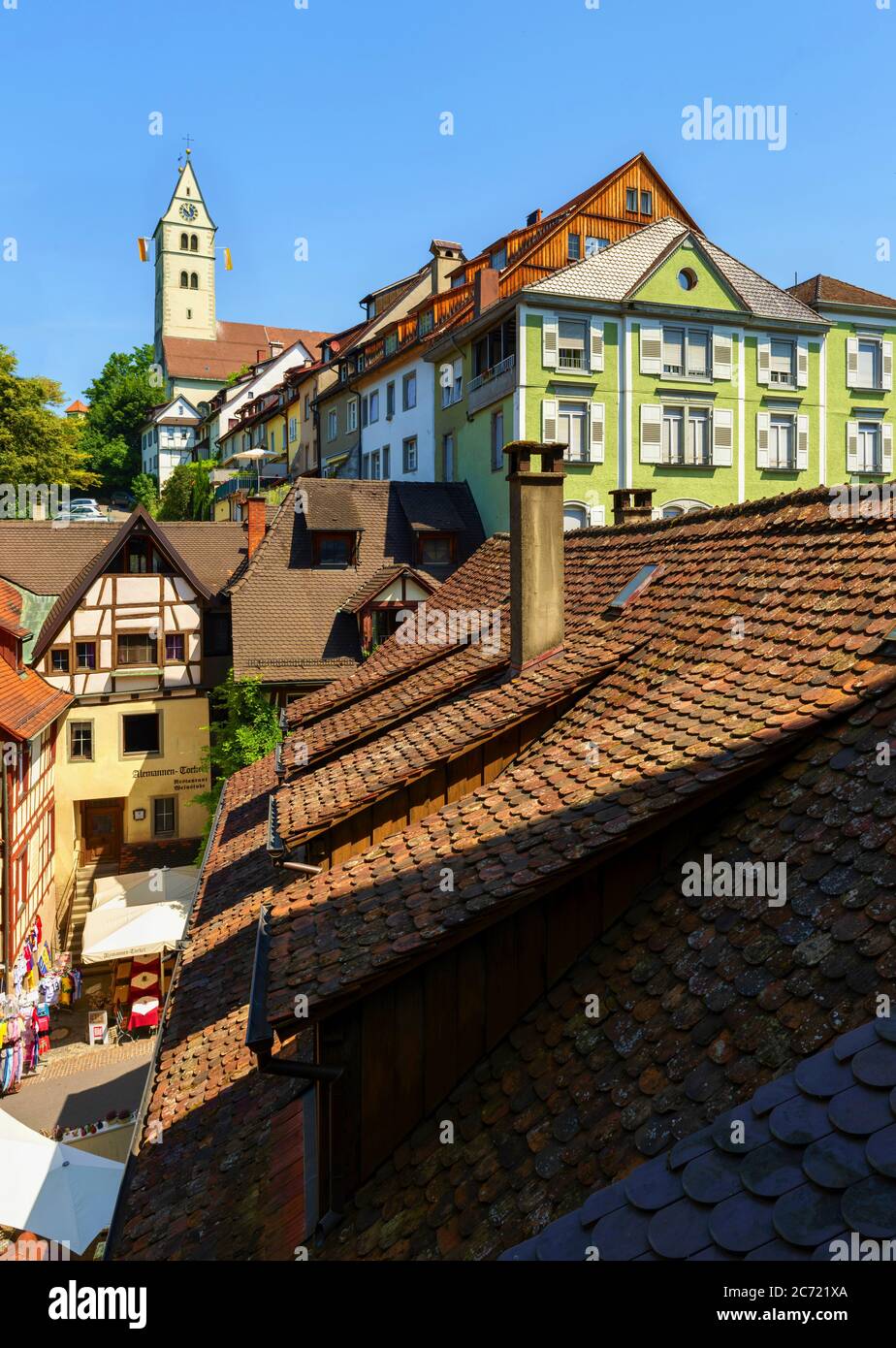 Picturesque town of Meersburg, Germany Stock Photo - Alamy