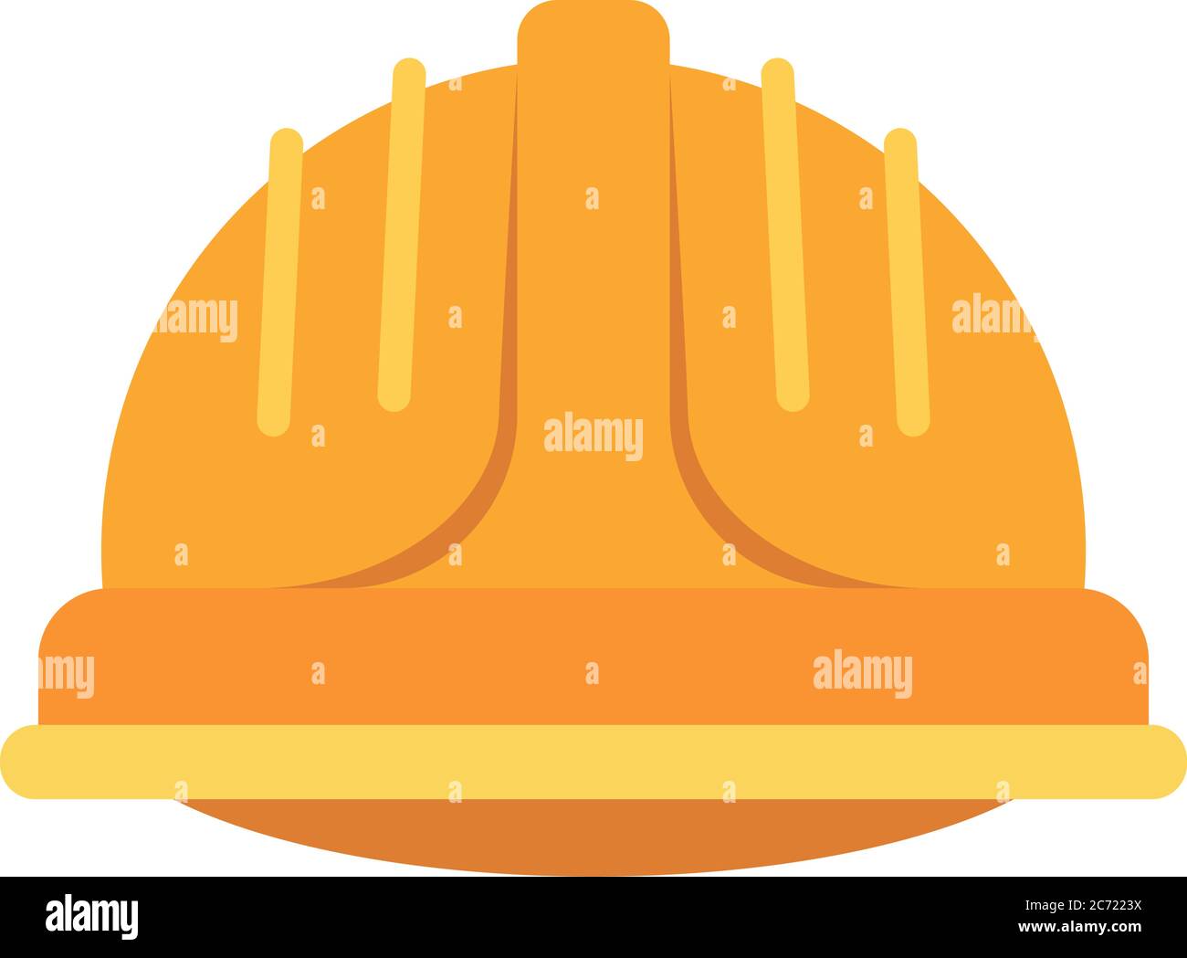 construction helmet accessory isolated icon vector illustration design ...