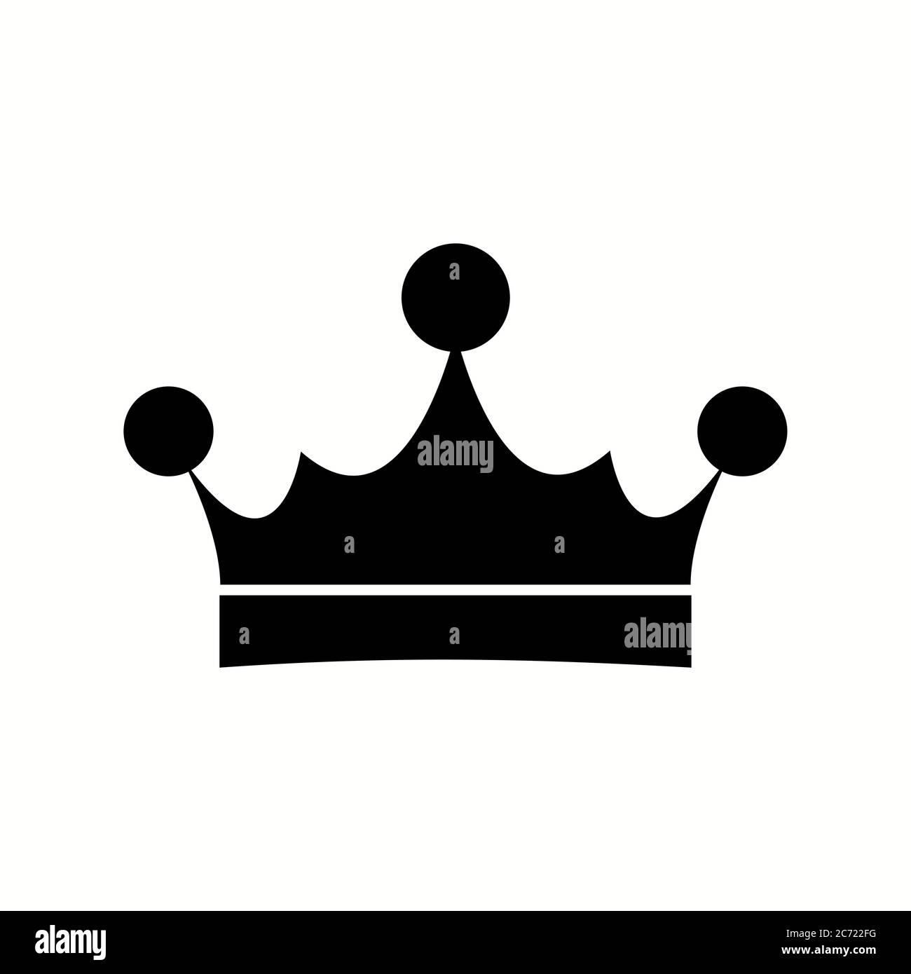 Unique King Crown Vector Glyph Icon Stock Vector Image & Art - Alamy