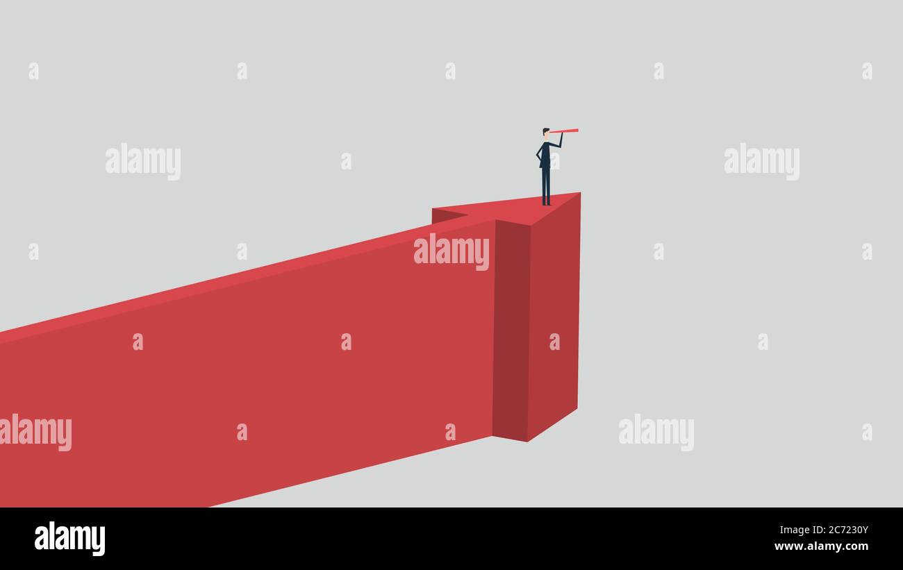 Minimalist stile. vector business finance. Successful vision concept ...