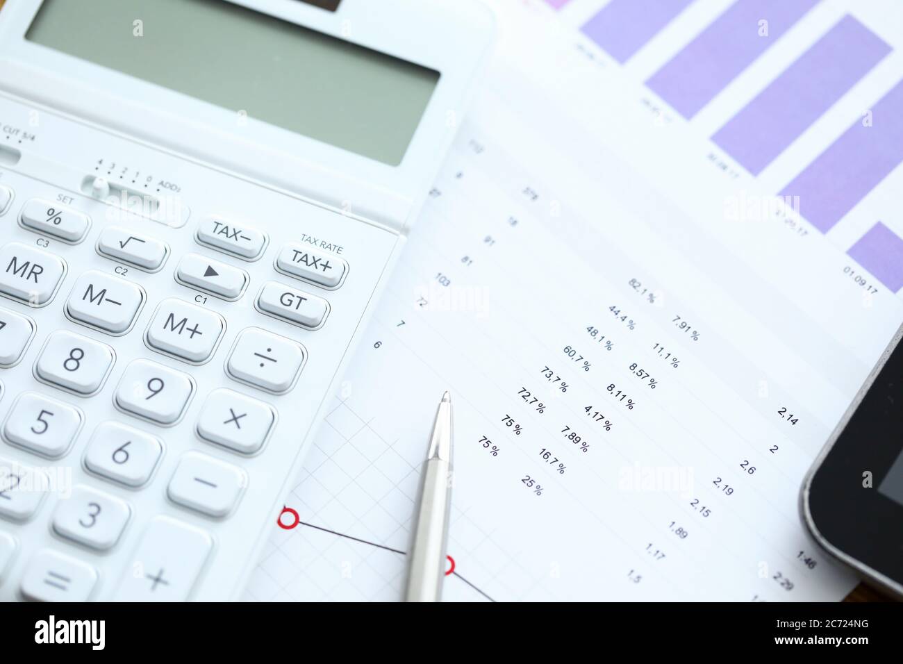 Accounting stats data Stock Photo - Alamy