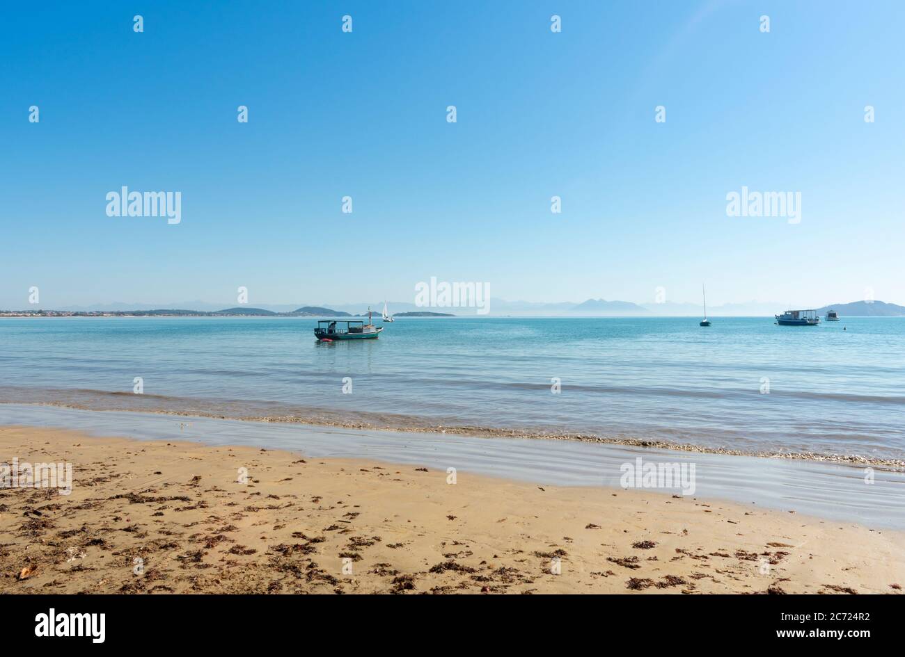 Beautiful tropical empty beach landscape in Brazil Stock Photo - Alamy