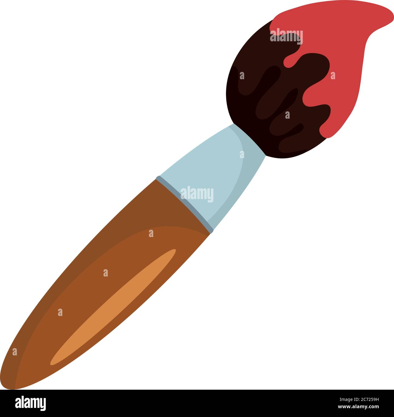 paint brush tool isolated icon vector illustration design Stock Vector ...