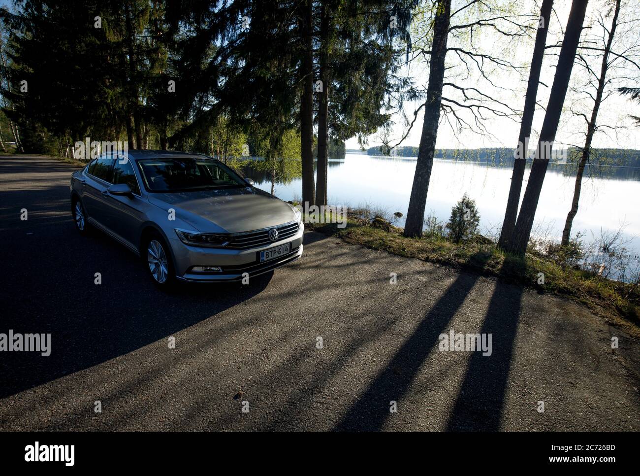 Volkswagen Passat 1.4 tsi sedan 2015 model parked at highway roadside ...