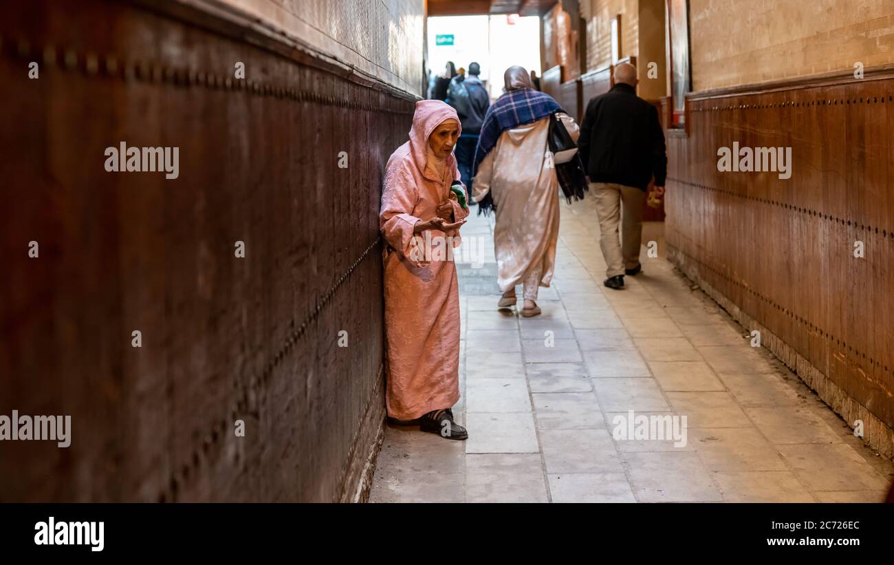 Morocco homeless marrakech hi-res stock photography and images - Alamy