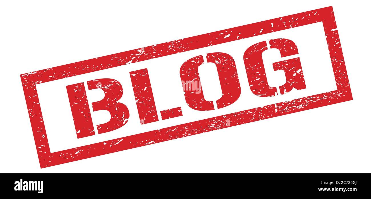 Blog Stamp High Resolution Stock Photography and Images - Alamy