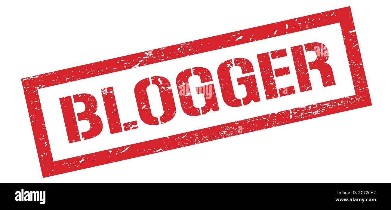 Blogger stamp hi-res stock photography and images - Alamy