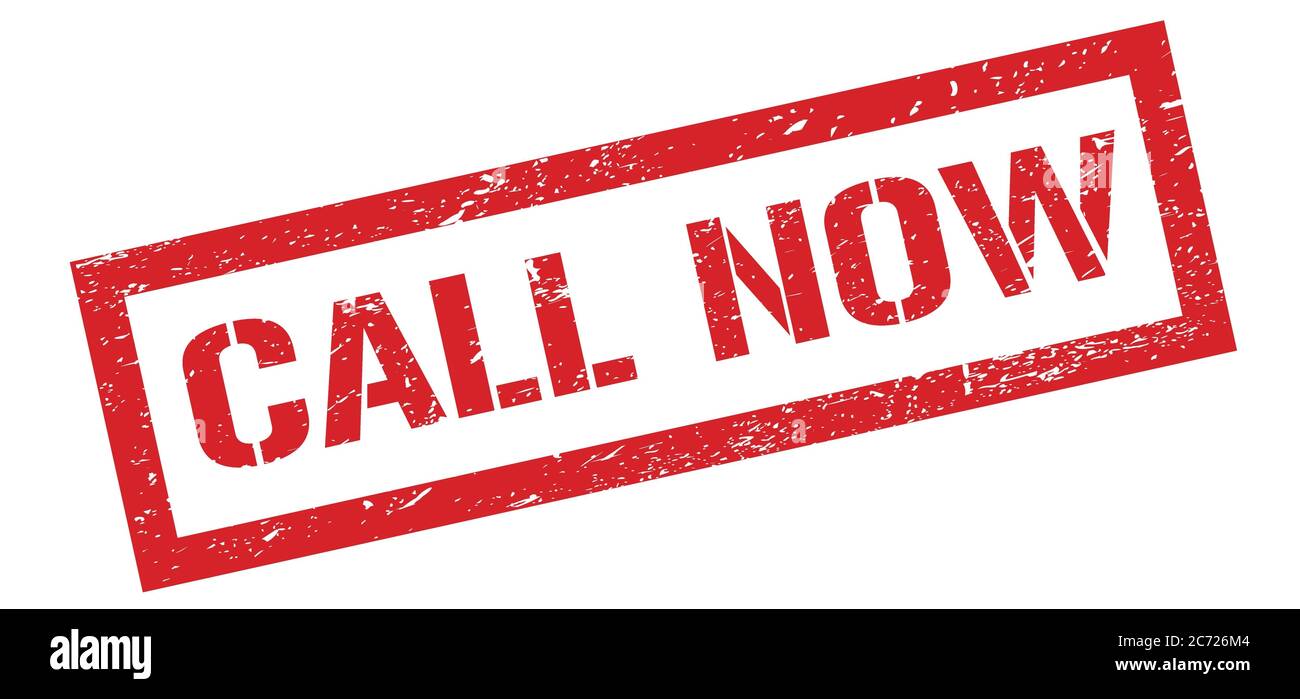 Call now rubber stamp hi-res stock photography and images - Alamy