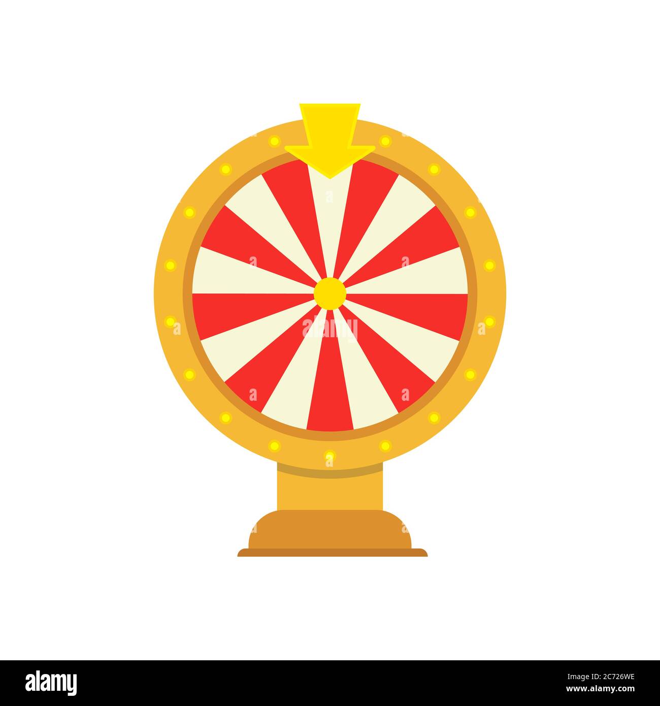 Prize wheel fortune money Stock Vector Images - Alamy