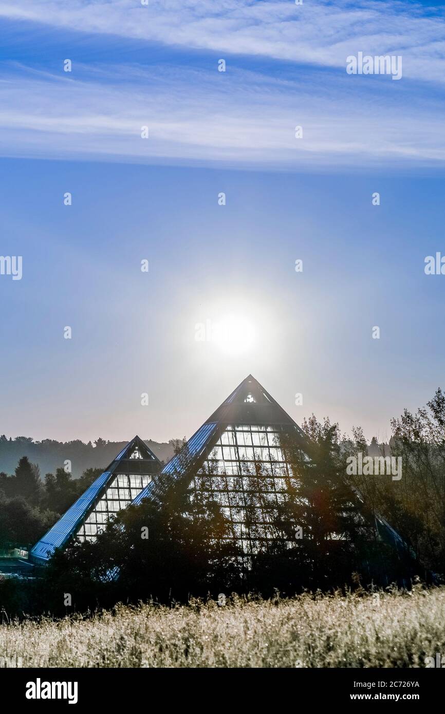 Muttart conservatory pyramids hi-res stock photography and images - Alamy