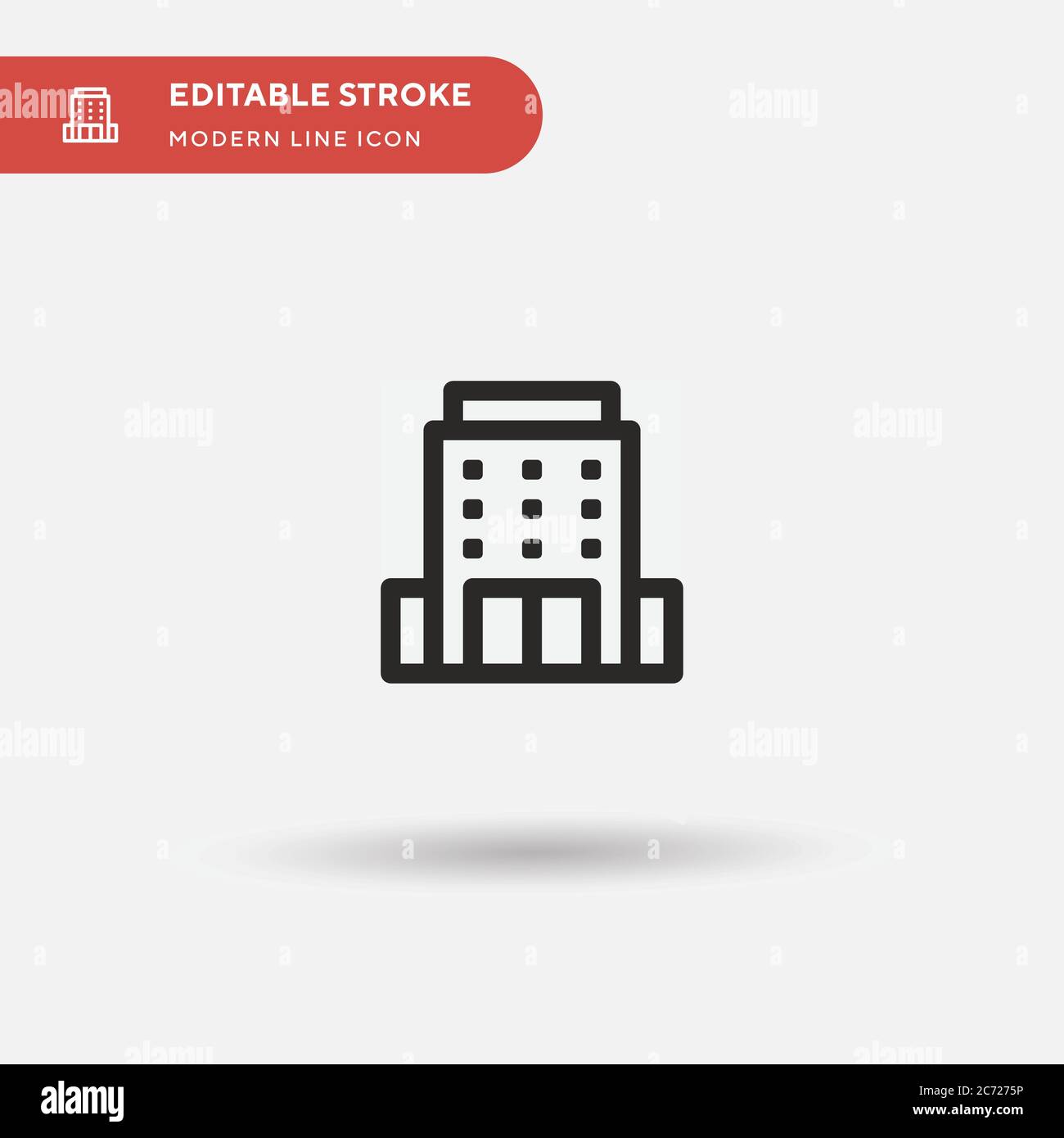 Office Simple vector icon. Illustration symbol design template for web ...