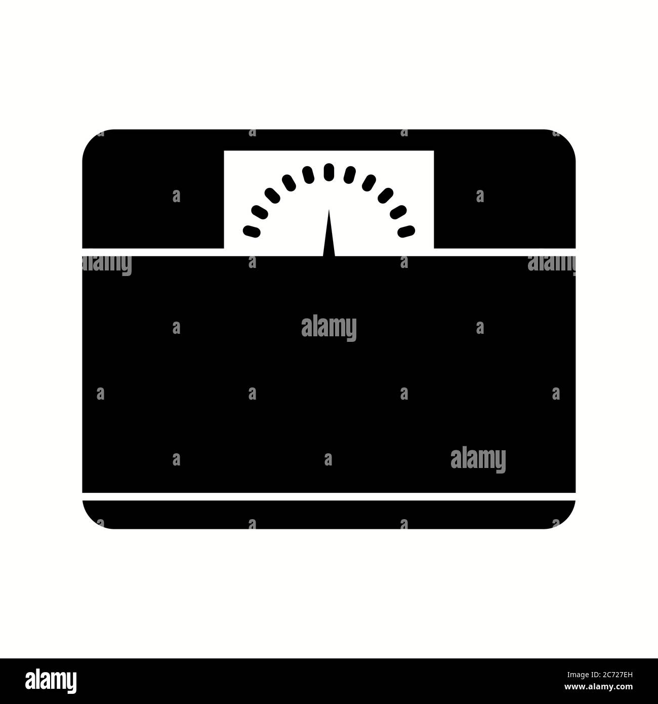 Weighing machine graphic vector Cut Out Stock Images & Pictures - Alamy