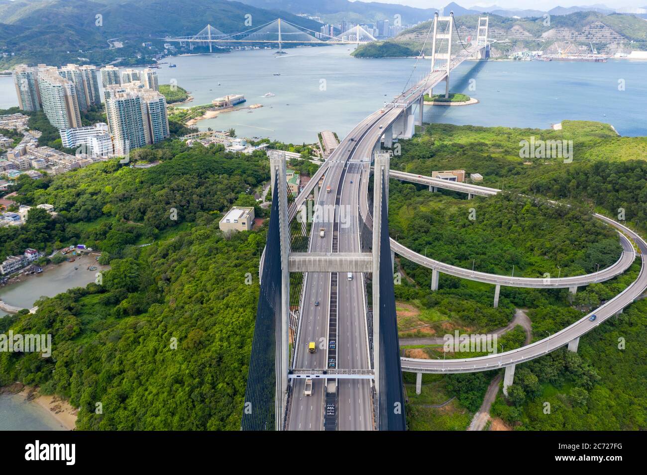 Kap Shui Mun Bridge in Hong Kong Stock Photo - Alamy