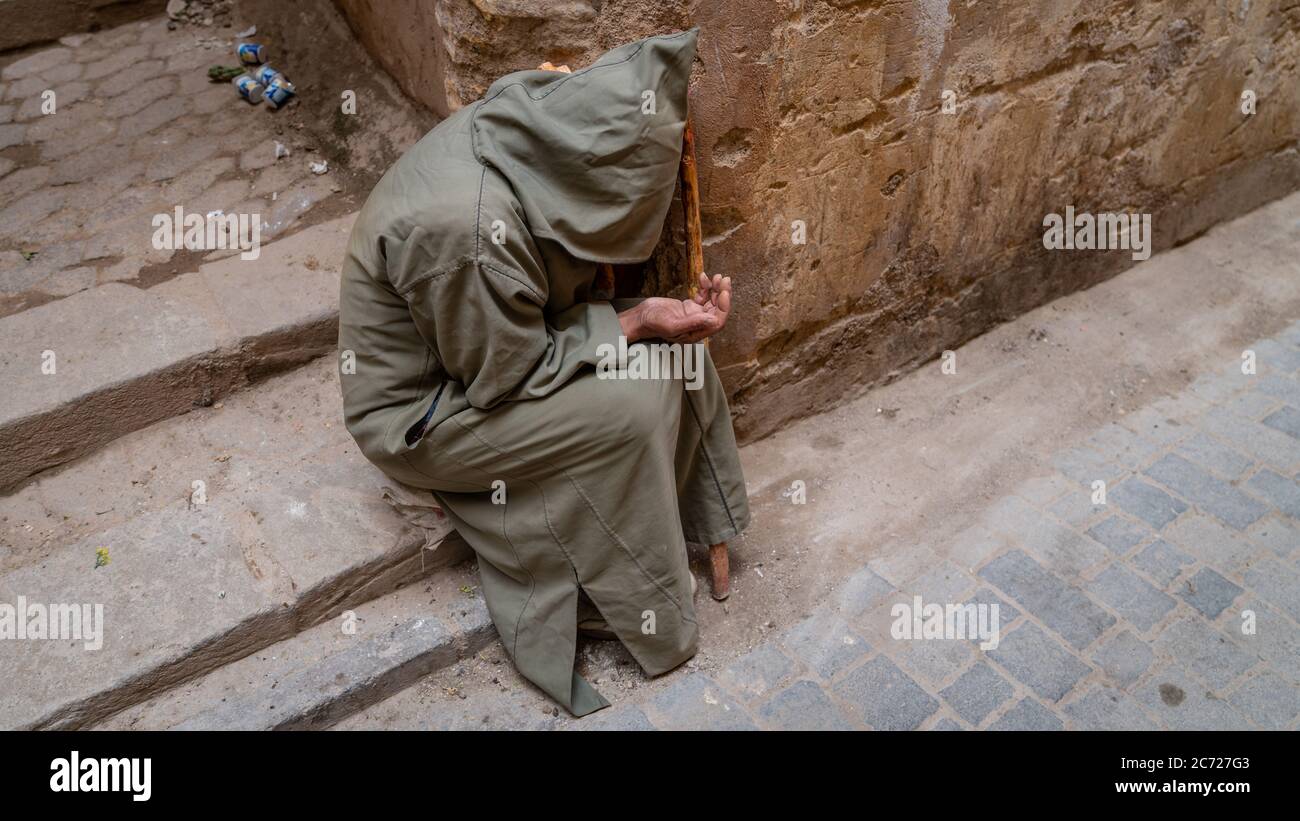 Morocco homeless marrakech hi-res stock photography and images - Alamy