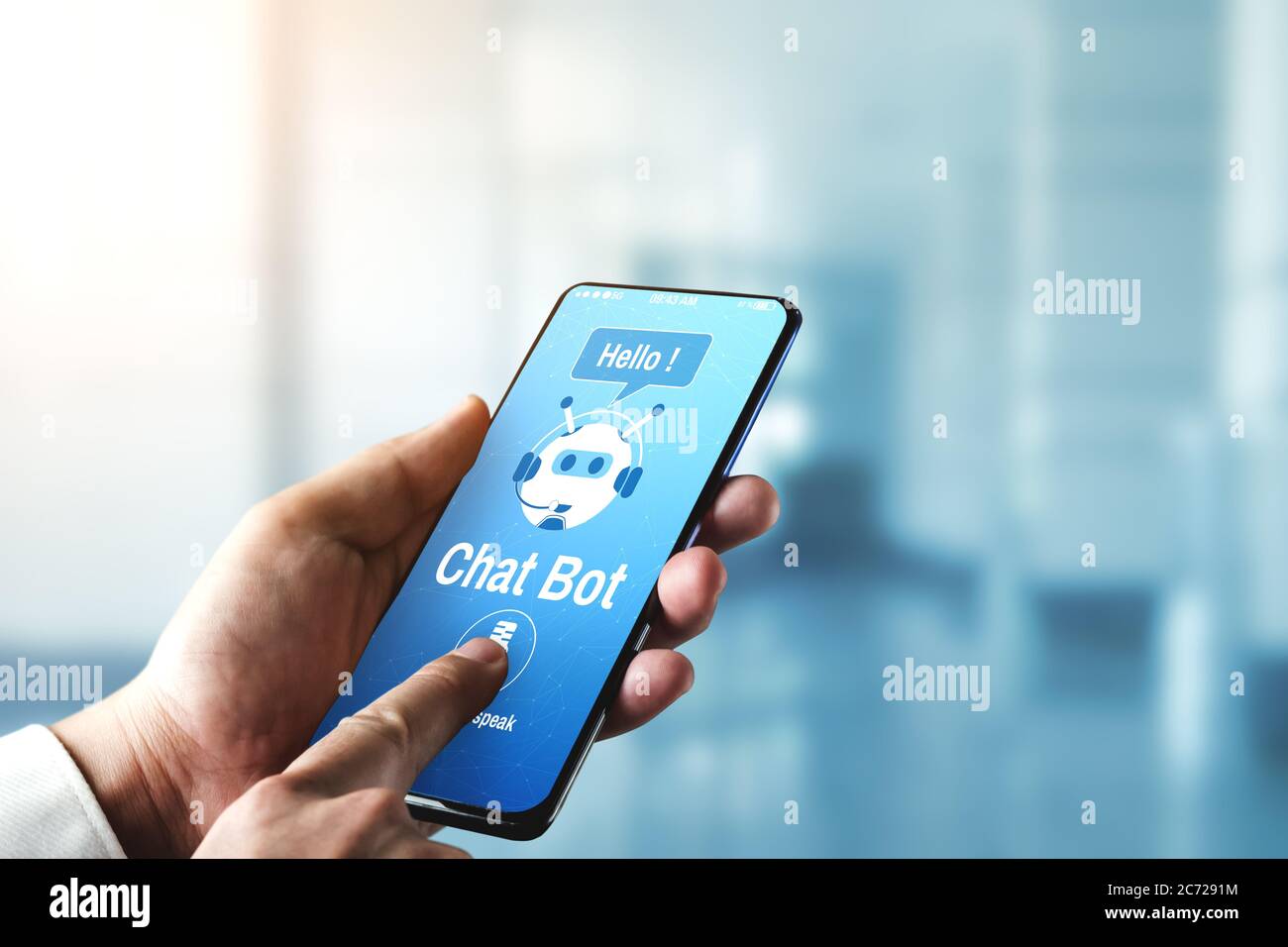 Chatbot robot hi-res stock photography and images - Alamy