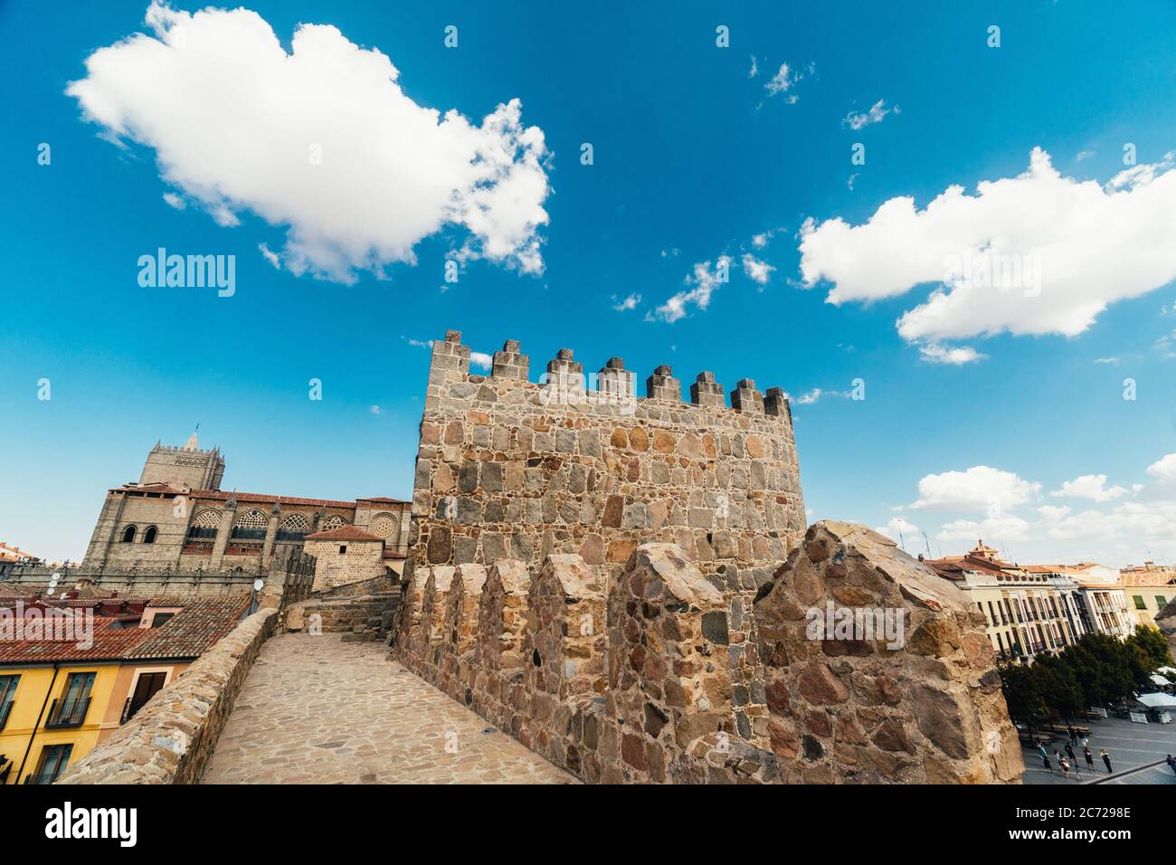 Avila castle inside view hi-res stock photography and images - Alamy