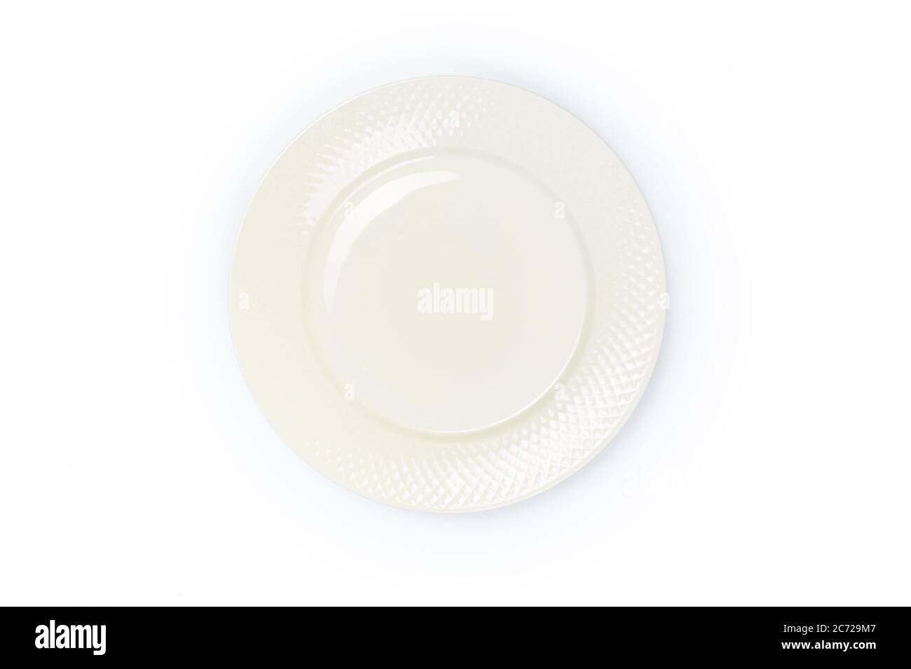 Beautiful empty plate Cut Out Stock Images & Pictures - Alamy