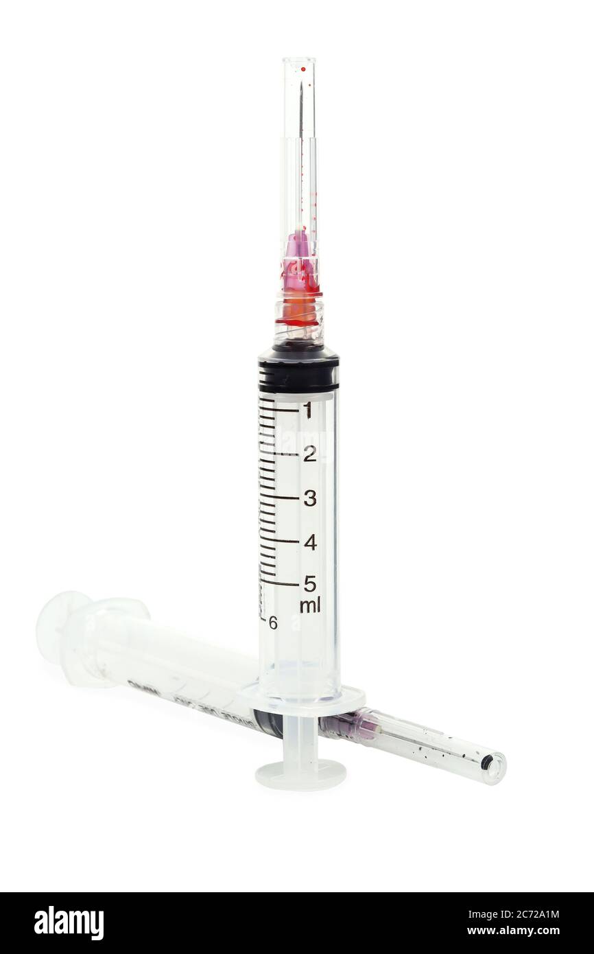 Syringes and drugs used in the medical field Stock Photo - Alamy