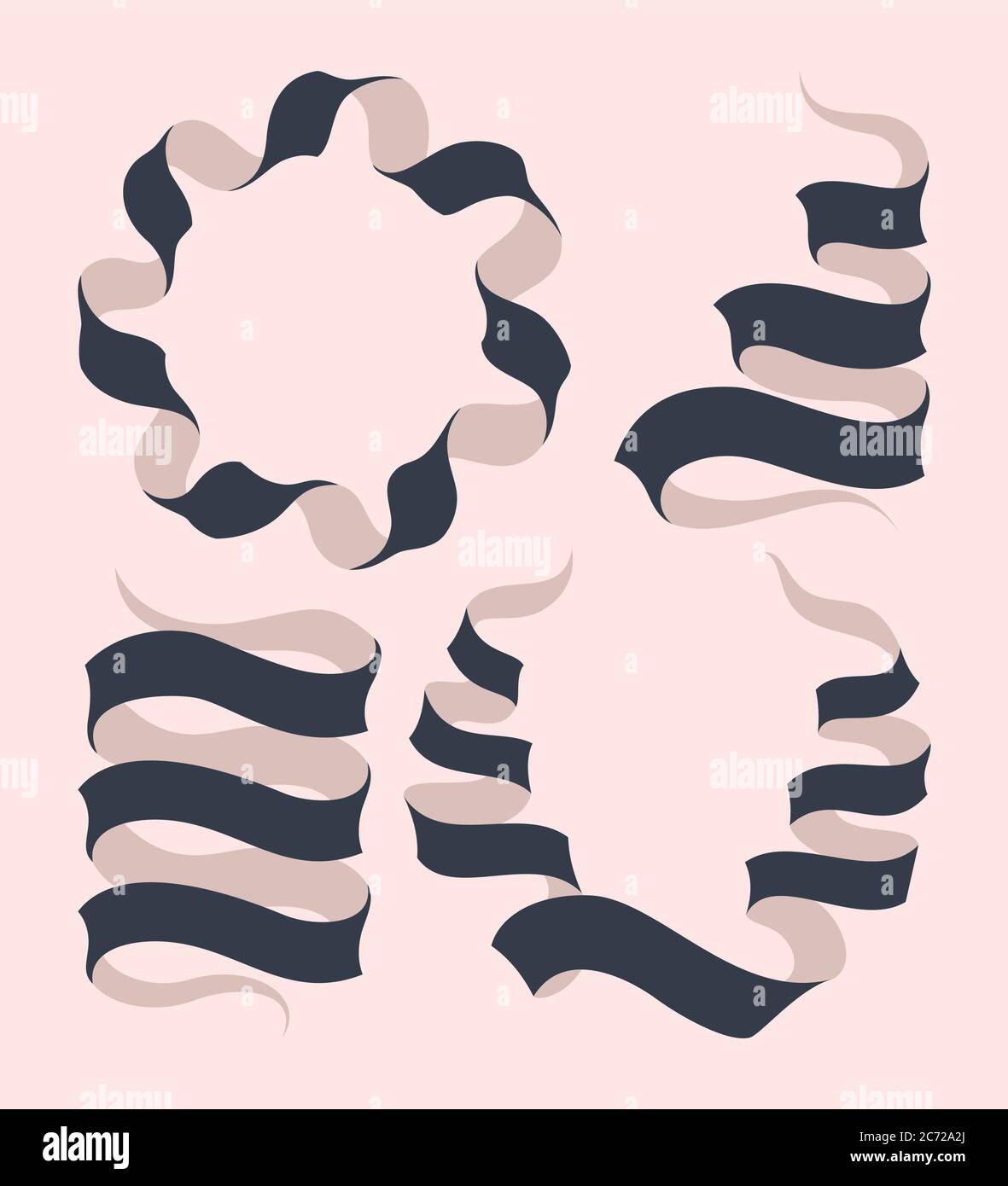 Set of ribbons Stock Vector Image & Art - Alamy