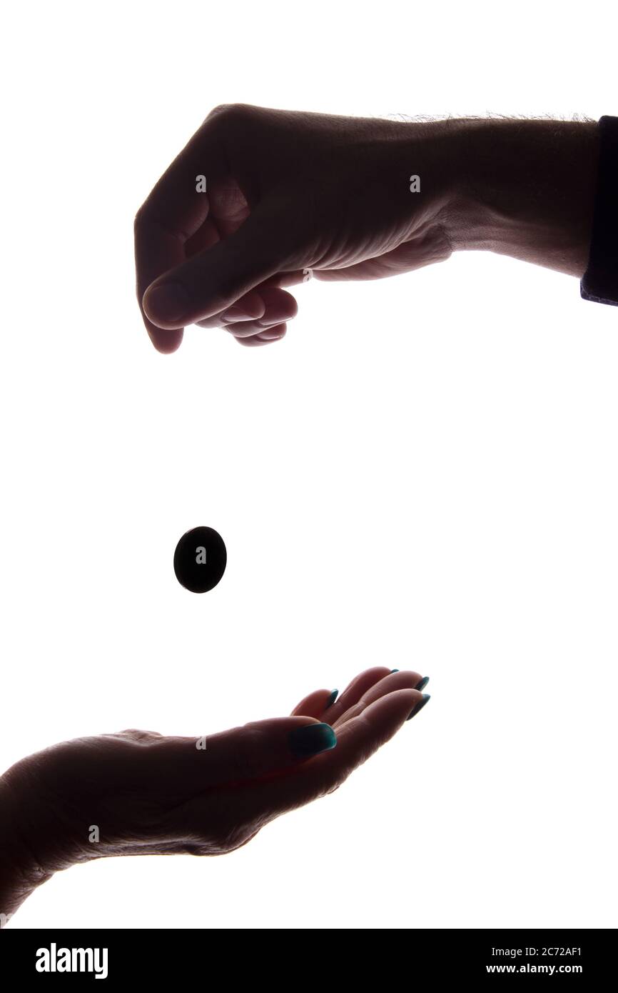 Man gives alms hi-res stock photography and images - Alamy