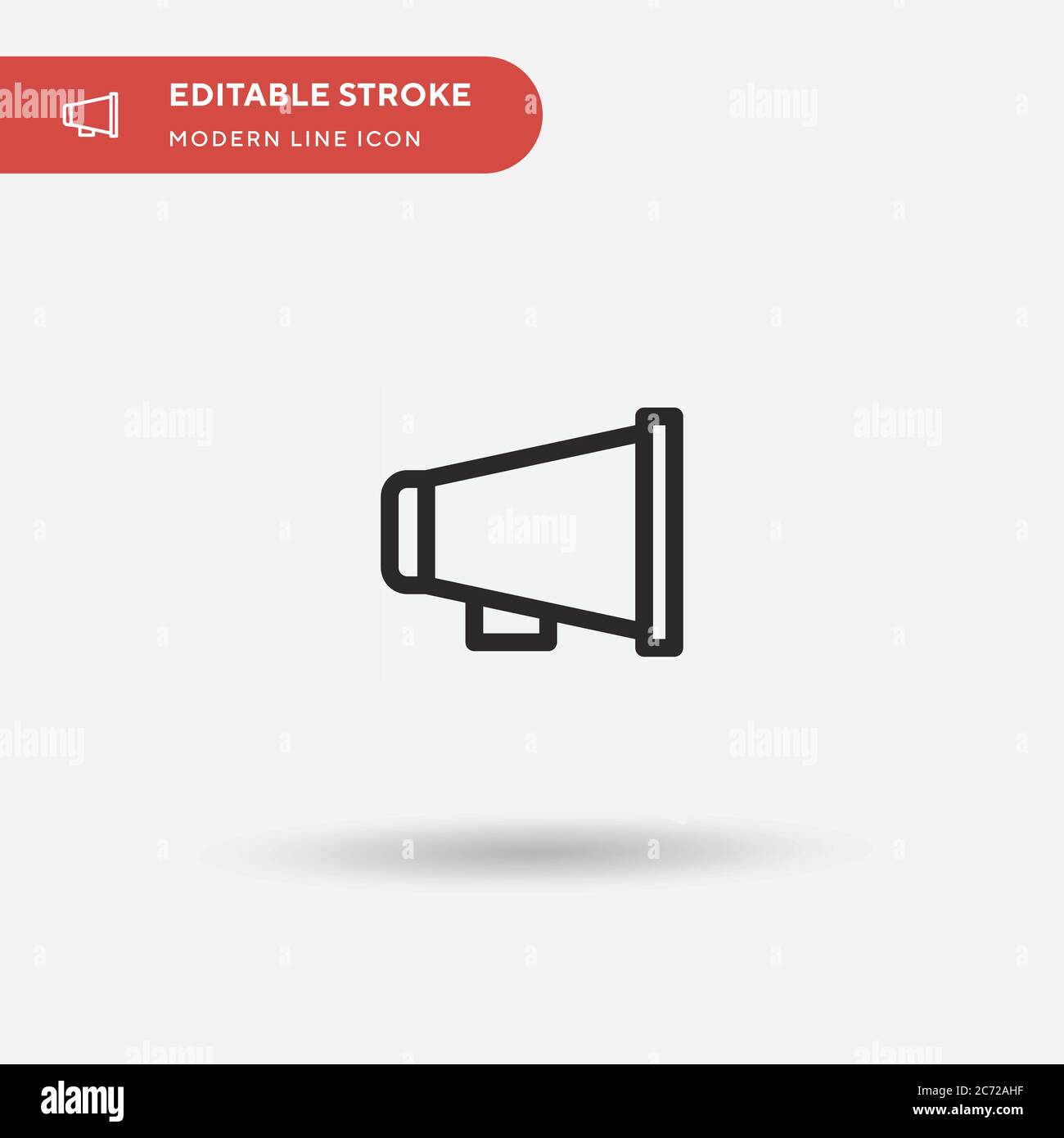 Movie Director Simple vector icon. Illustration symbol design template ...