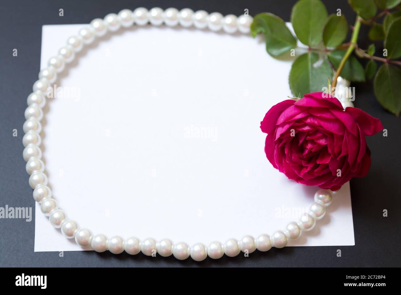 Beautiful Roses With Pearls