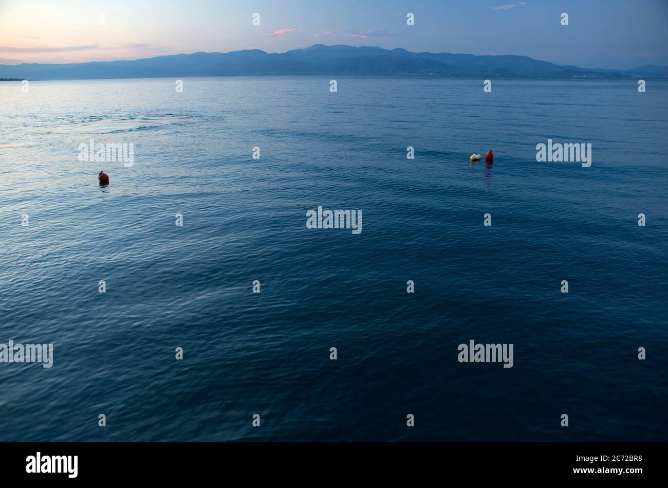 Malian Gulf view from Kamena Vourla Stock Photo - Alamy