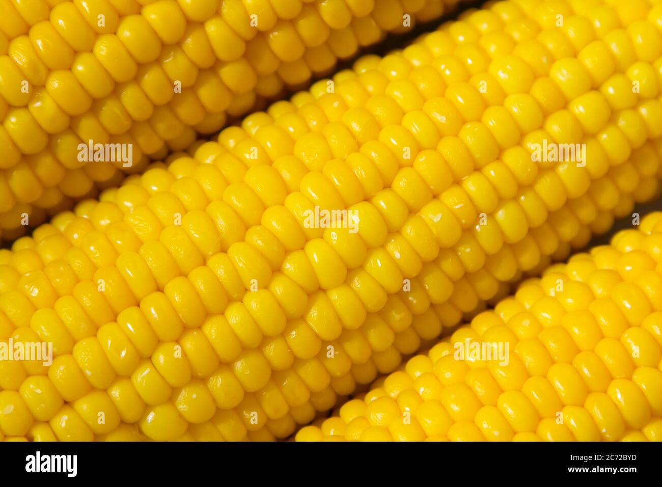 Tasty boiled corn sunflower diagonally - macro texture Stock Photo - Alamy