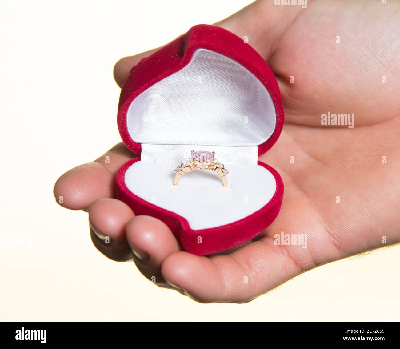 Mans hand with wedding ring hi-res stock photography and images - Alamy