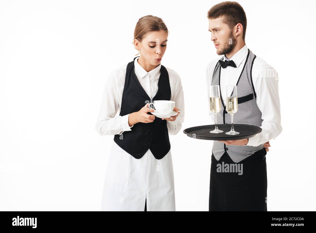 Waitress tired hi-res stock photography and images - Alamy